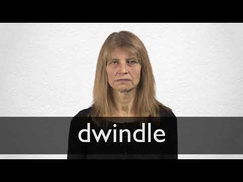 How to pronounce DWINDLE in British English