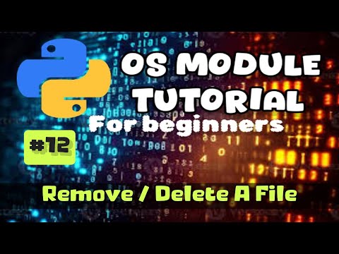 How to Remove a File in Python: OS Module Tutorial (Part 12)