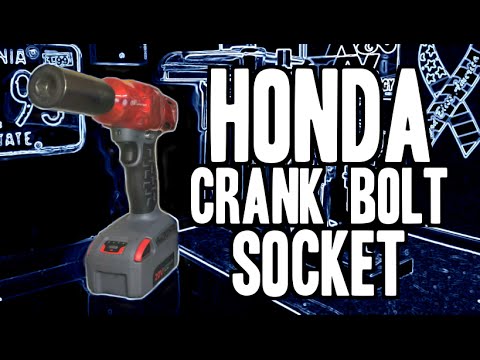 LISLE 77080 Honda Crank Bolt Socket (19mm Weighted Harmonic Balancer 1/2" Impact Socket)