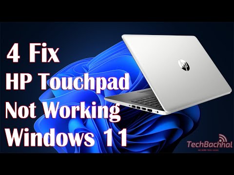 HP Touchpad Not Working Windows 11 - 4 Fix