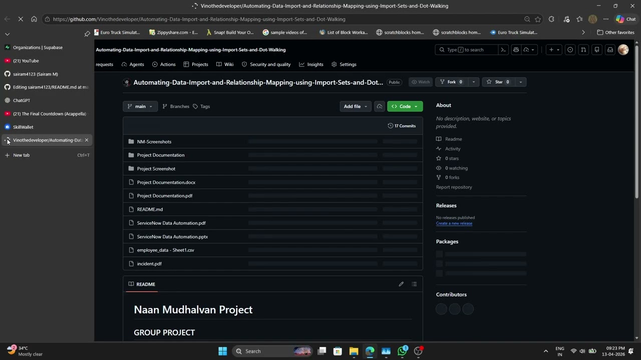 Steps for uploading GitHub Link & Demo Link in SkillWallet