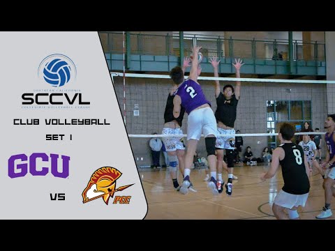 GCU Club B vs PCC B - Set 1 | SCCVL Tournament Men’s Volleyball 2023