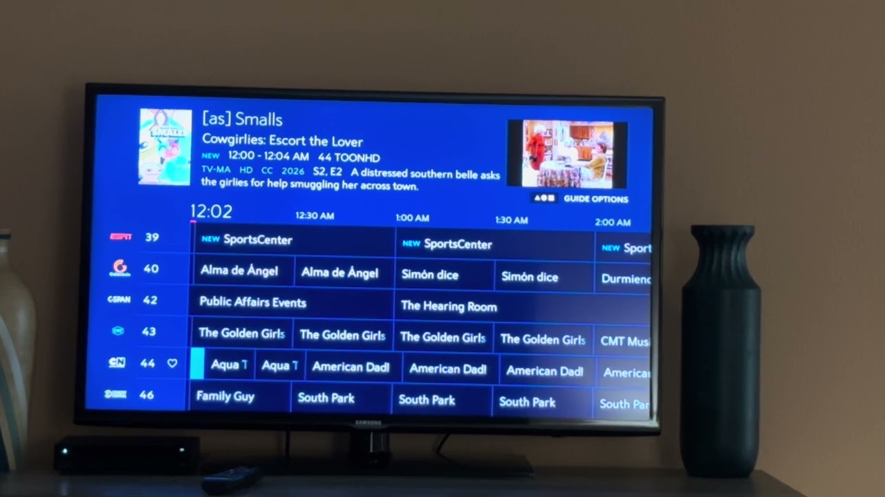 Spectrum Cable channel guide for @dwest3338 
