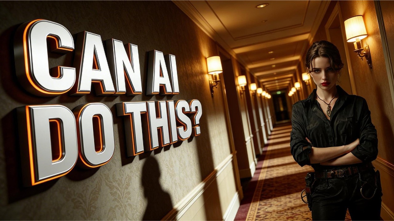 Can AI Achieve This? Creating a Cinematic Scene From Scratch