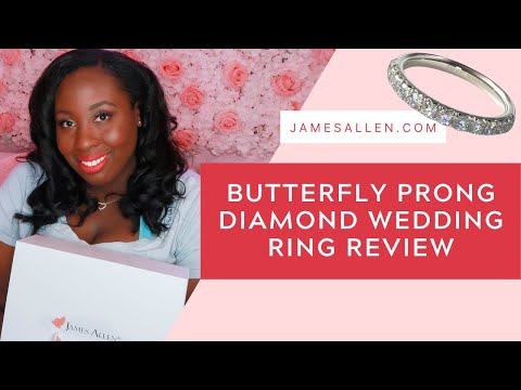 James Allen Butterfly Prong Diamond Wedding Ring Review