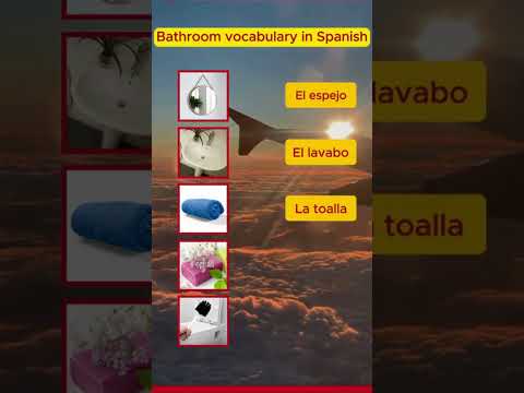 Bathroom vocabulary in spanish | Learn Bathroom Items in Spanish!