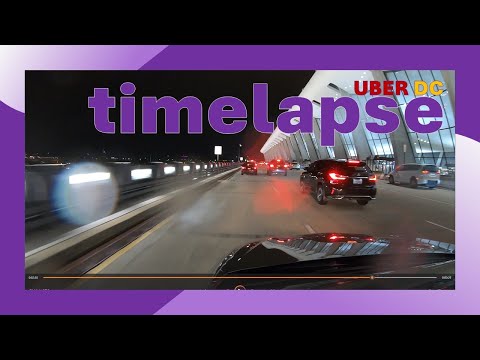 UBER DC Timelapse 2023 Dulles Airport