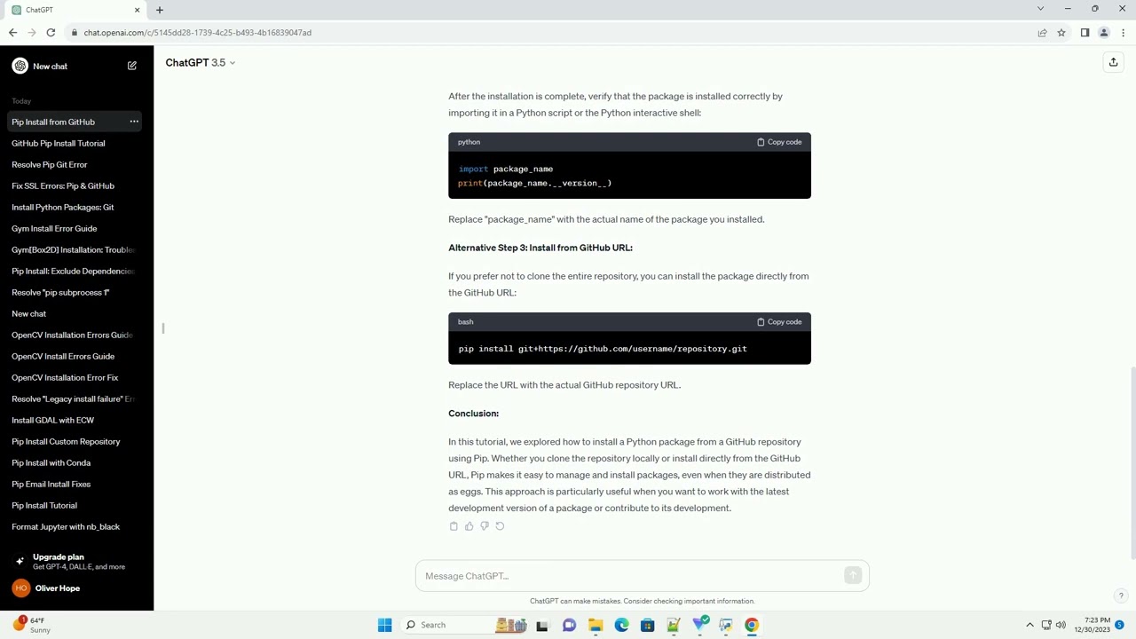 pip install from github egg
