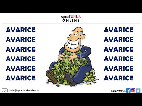 Word Of The Day - Avarice | Build your Vocabulary | ApnaFUNDA Online
