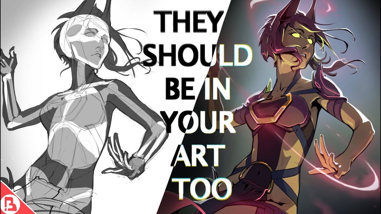 THERE'S A SPOOKY SKELETON IN YOU - Skeletal Reference Points for Posing - Small Art Tutorial