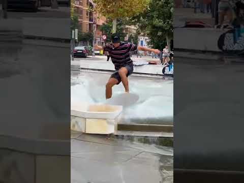 Check out cool tricks in Valencia, Spain. ππ¦ While this city is known for its cool #shorts