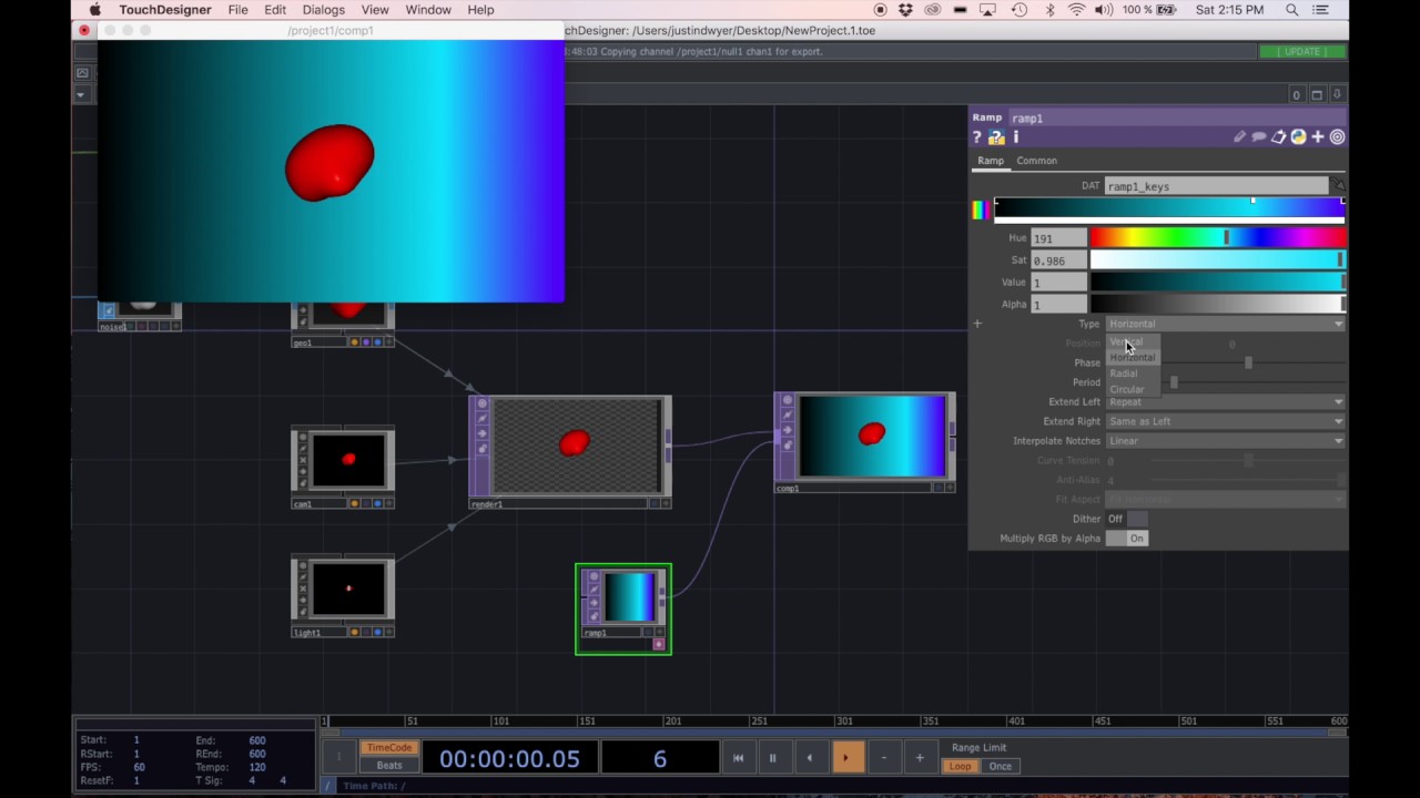 TouchDesigner Vid 6.0 Liquid Sphere