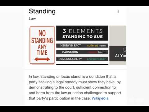 What is Standing? (Legal Definition)
