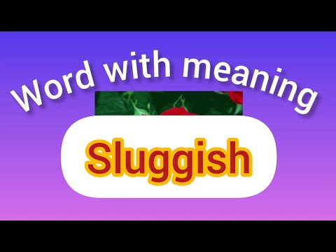 Day 1 meaning of sluggish // Sluggish meaning #sluggish #meaningofsluggish #languagelearning
