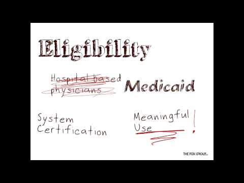 EMR/EHR: Medicare Incentives in the HITECH Act