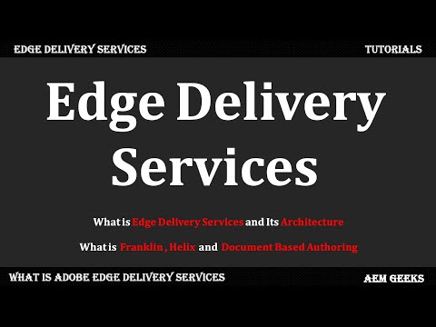 AEM Franklin #1 | What is Edge Delivery Services or AEM Franklin or Helix