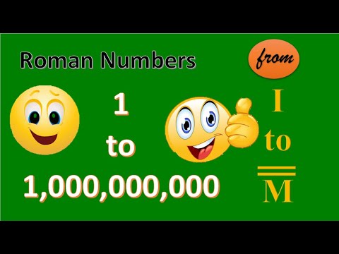 How to write Roman numbers from 1 to 1 Million | Learn Roman numbers #romannumbers #viral #video