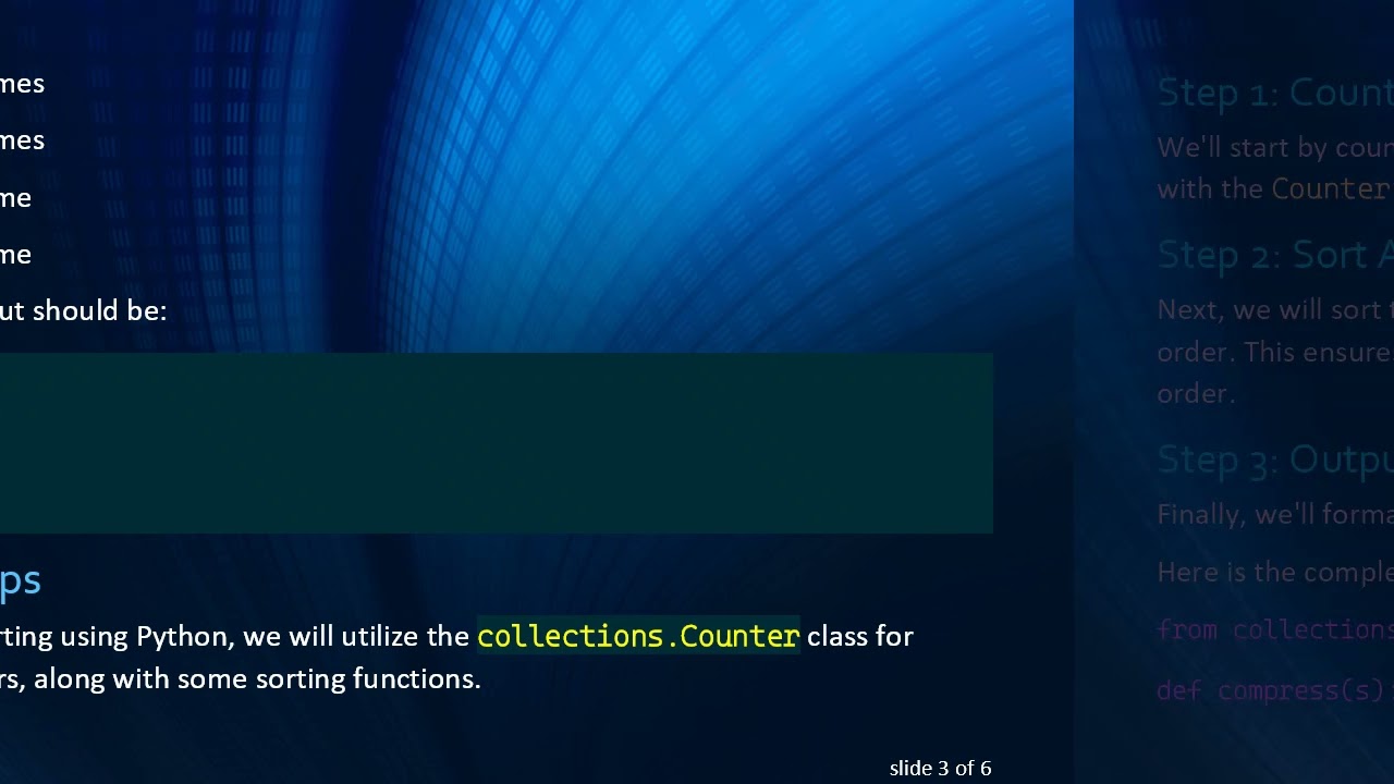 Sorting Characters by Count in Python: An Effective Guide