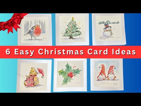 6 EASY HOMEMADE CHRISTMAS CARD IDEAS