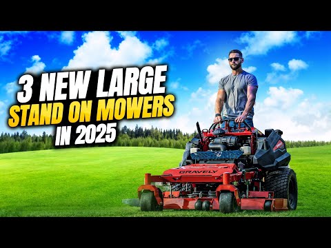 3 New Large Stand On Mowers in 2025