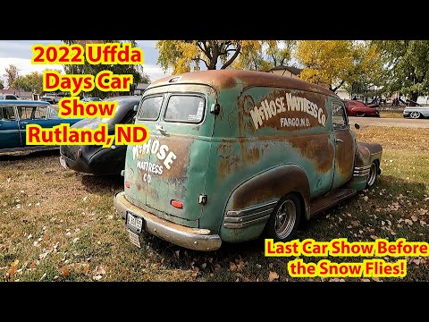 2022 Uffda Days Car Show, Rutland, ND-one of the last local ones before winter.