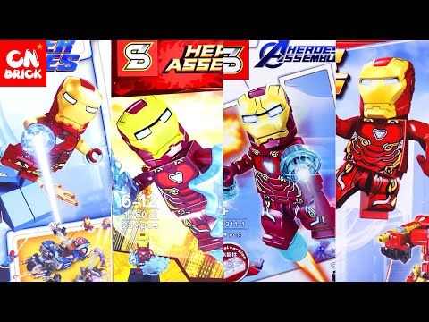Lego Iron Man Mk50 Mk85 Minifigures Collection