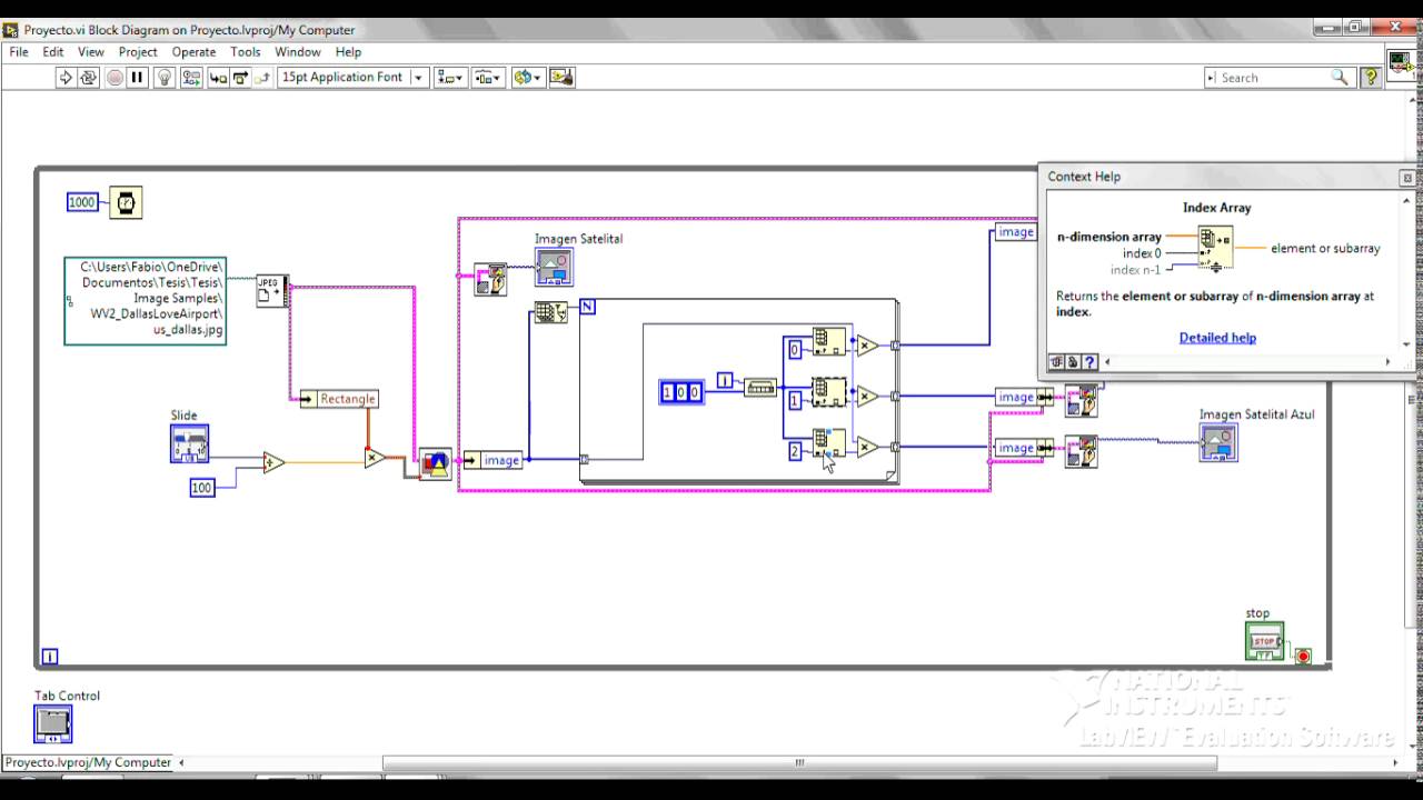 Labview Split Colors