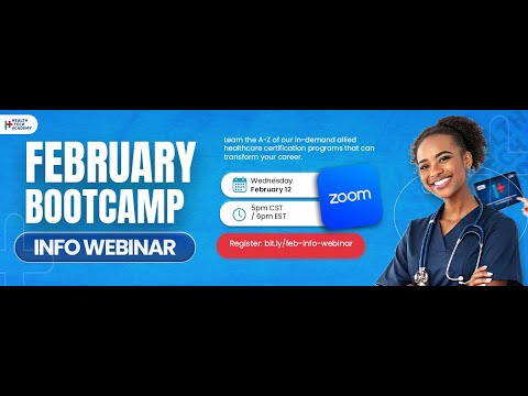 Replay: February Bootcamp Info Webinar | Health Tech Academy