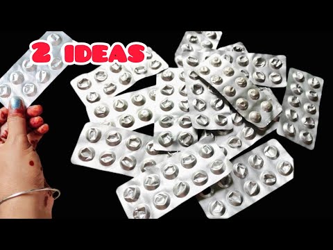 Best Out Of Waste Craft Ideas Of Medicine Wrapper//Diy Home Decor//Recycling