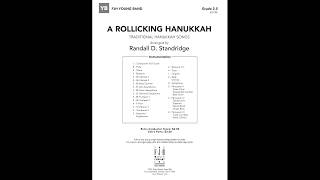 A Rollicking Hanukkah: Concert Band Conductor Score & Parts | Sheet Music