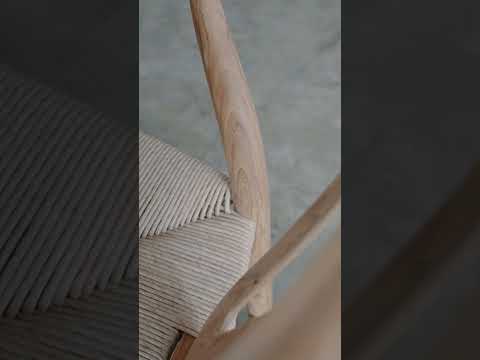 Håvard design stoel - Naturel teak - Scandinavische eetkamerstoelen
