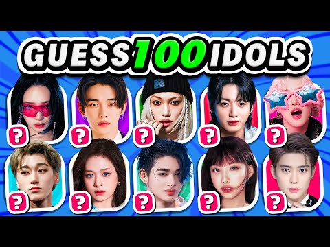 Guess 100 K-Pop Idols in Just 3 Seconds! #2 🔥 (Most popular idols) - KPOP QUIZ 2025