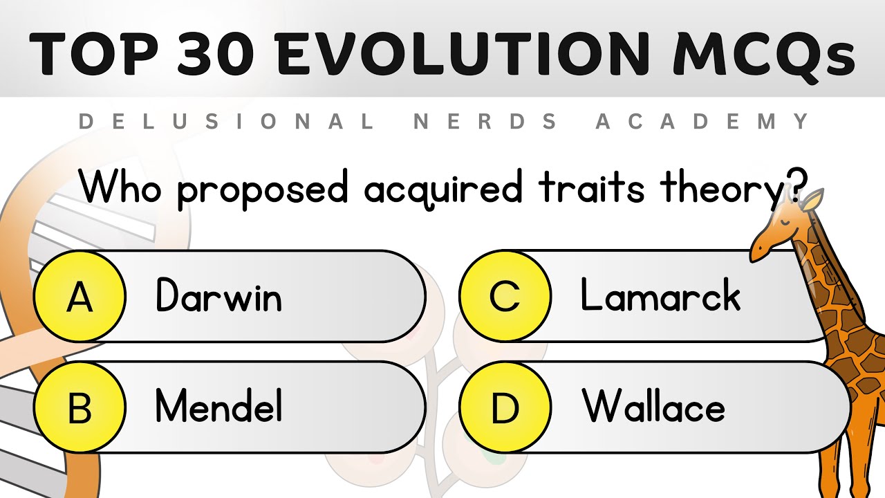 Can you Score 30/30? | Evolution MCQs | Easy to Hard