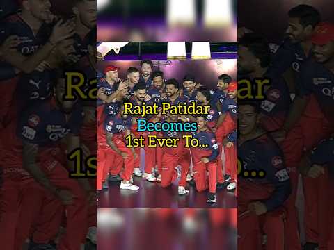 Rajat Patidar Becomes 1st Ever Indian Player To... | #rcb #royalchallengersbangalore #viratkohli