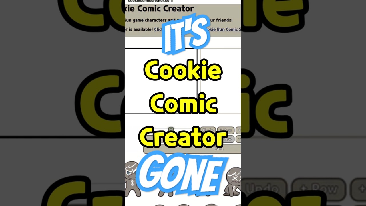 Today Is A SAD DAY For Cookie Run Comics... #Shorts #CookieRun #CookieRunComic #CookieComicCreator