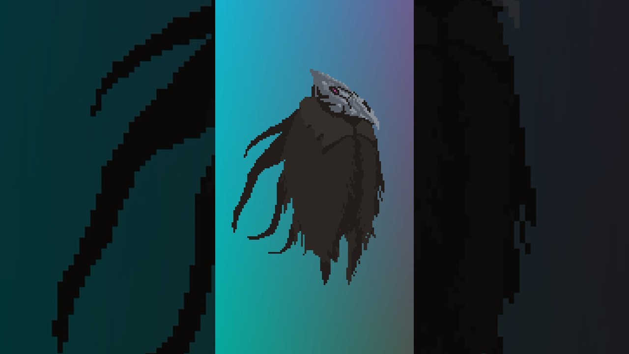 Creating an Idle animation for a Game Boss in Pixel art #shorts