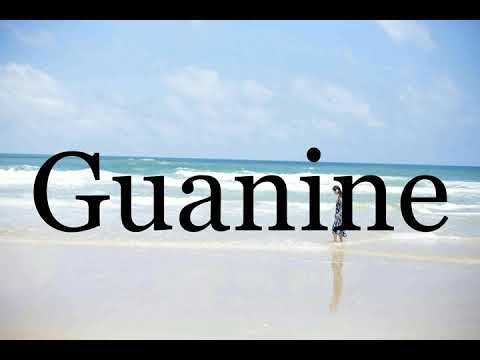 How To Pronounce Guanine🌈🌈🌈🌈🌈🌈Pronunciation Of Guanine