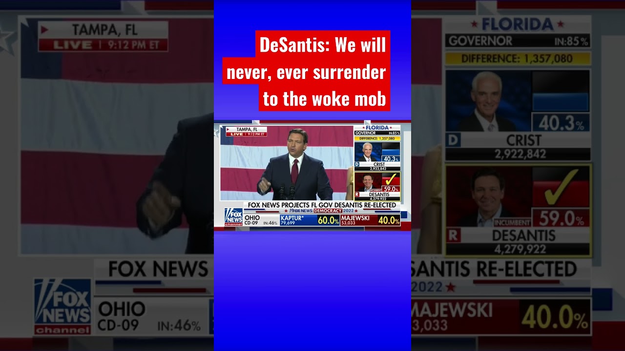 Ron DeSantis: Florida is where woke goes to die #shorts