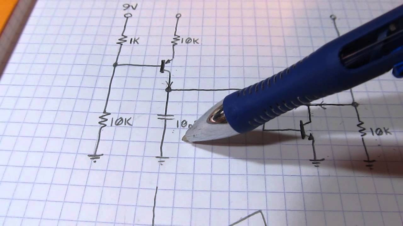 #105: More Circuit Fun: Simple 3 transistor sawtooth generator / oscillator