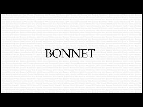 BONNET Meaning - The Secret Language of Rogues