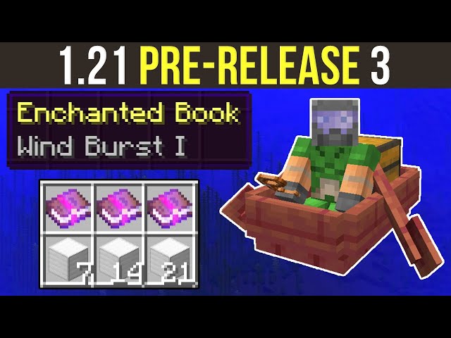 Minecraft 1.21's wind burst enchantment receives a big balance change ...
