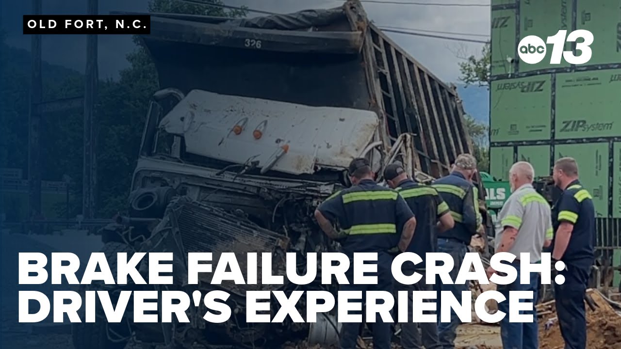 Brake failure crash: Driver's experience