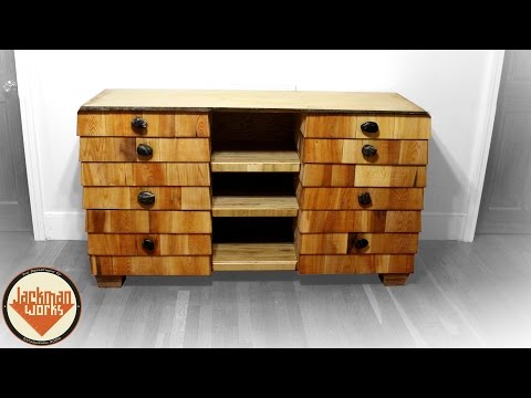 Laminated Plywood Shelves, Stone Drawer Pulls, LVL Feet (3/4)