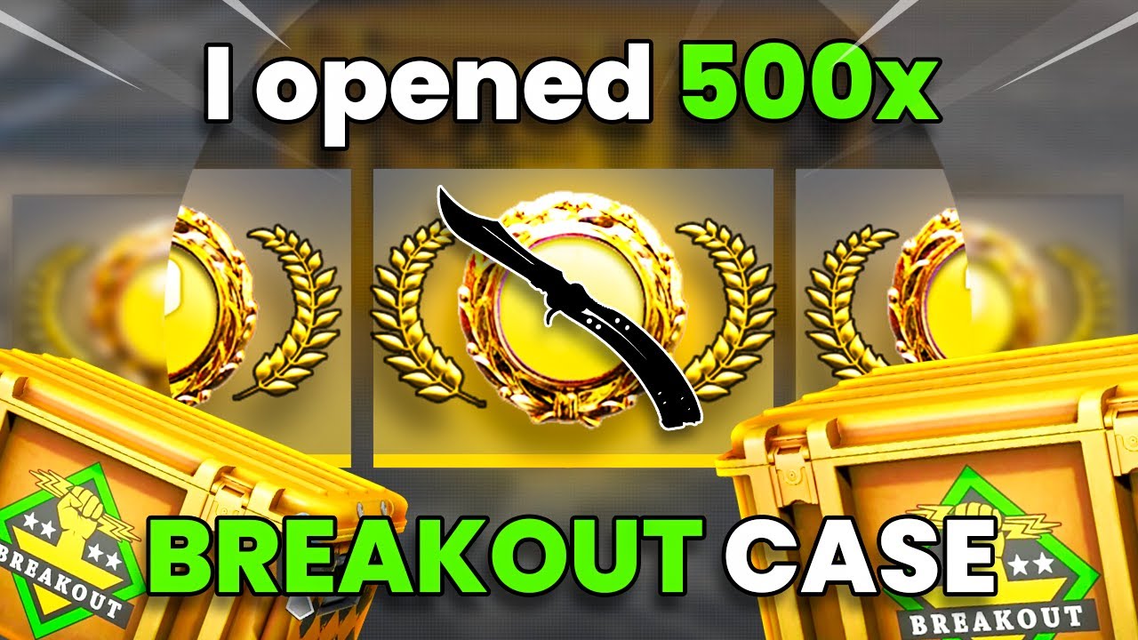 I Opened 500 Operation Breakout Cases