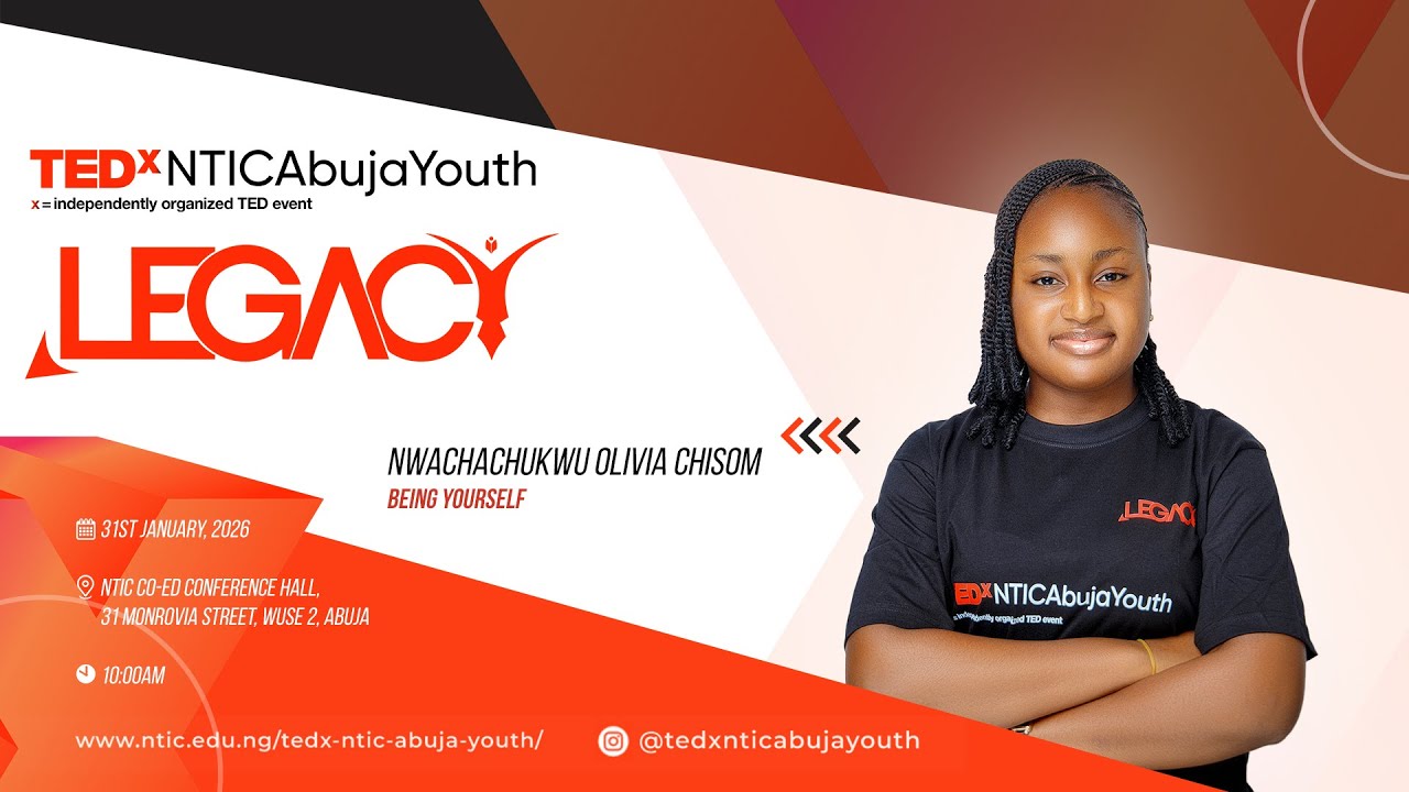 Being Yourself | Olivia Chisom Nwachachukwu | TEDxNTIC Abuja Youth