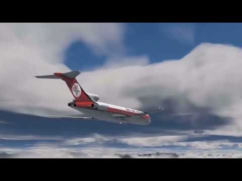 Dan Air London Flight 1008 - Crash Animation (Rip)