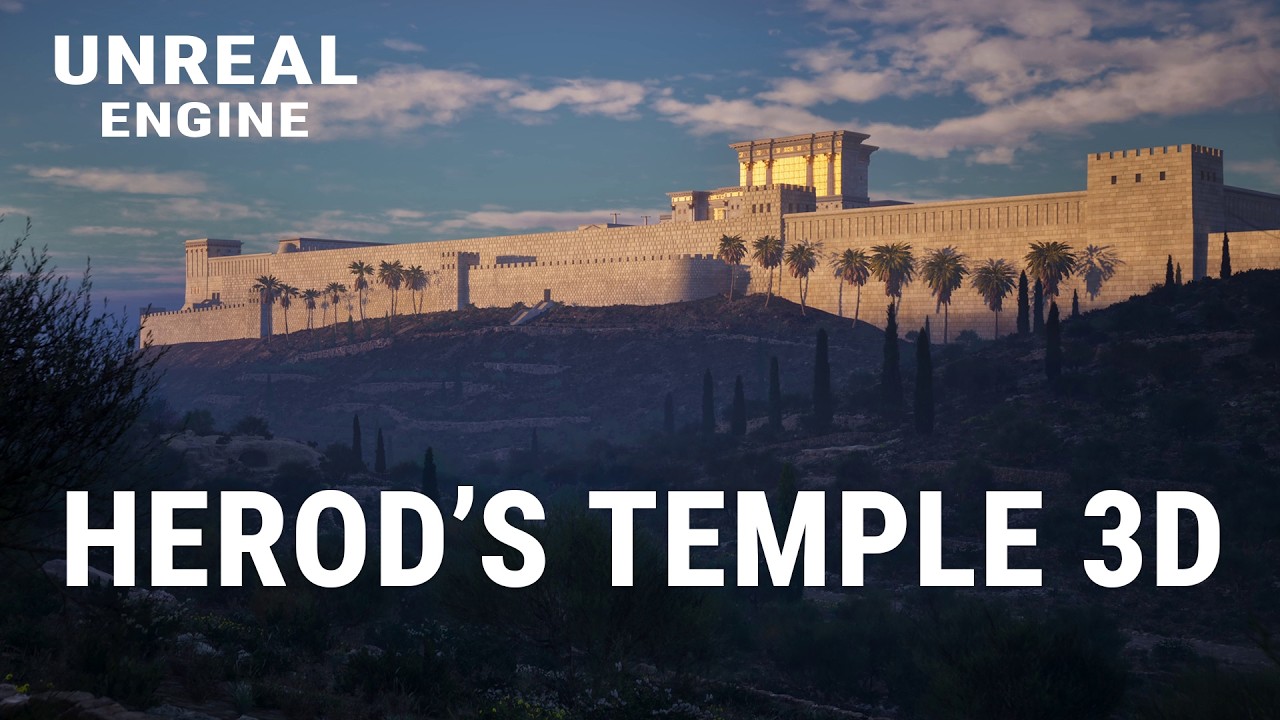 Herod's Temple 3D - Ancient Jerusalem in UNREAL ENGINE 5