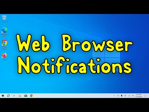 Web Browser Notifications - Avoiding Malware Threats and Scams
