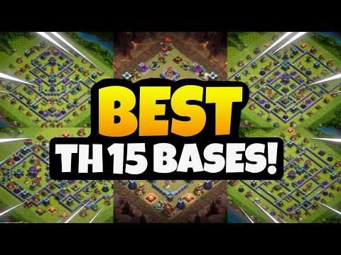 Top 5 Best TH15 Bases For Every Type!!