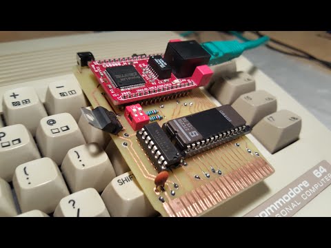 Commodore 64 Ethernet card WarpNET (RR-Net compatible)